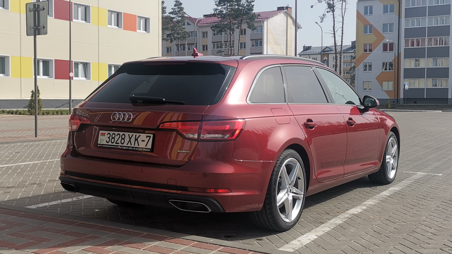 Audi A4 Avant (B9) 2.0 дизельный 2019 | Matadorrot Metallic на DRIVE2