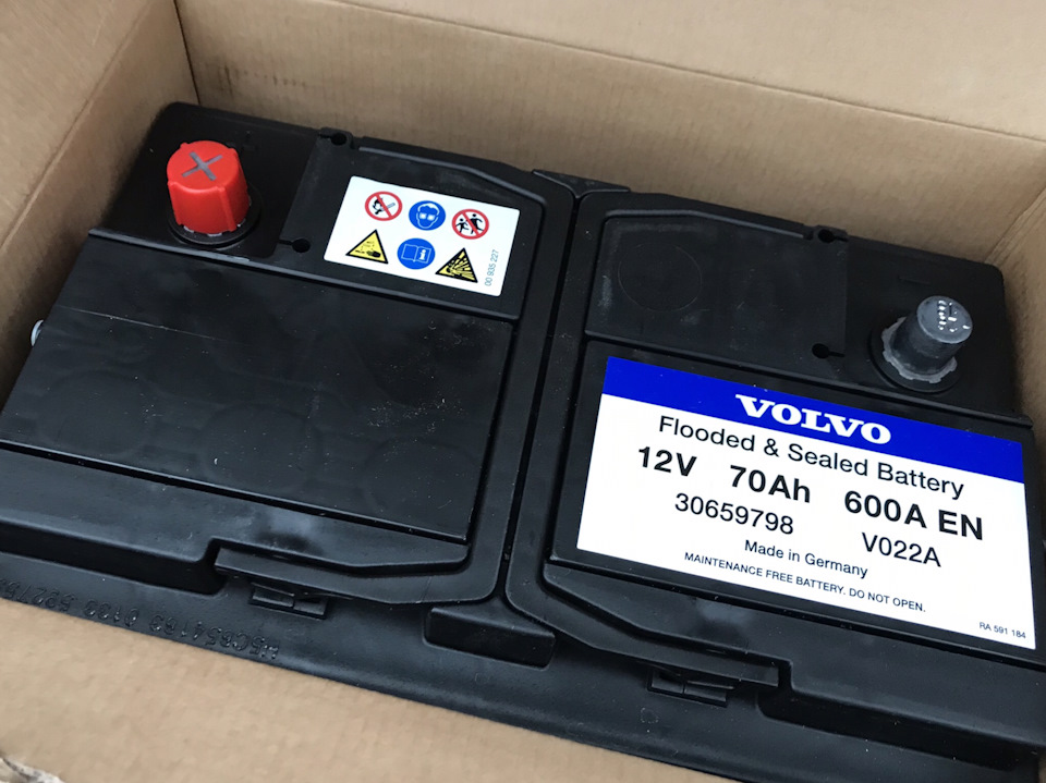 Замена АКБ — Volvo S60 (2G), 3 л, 2011 года | электроника | DRIVE2