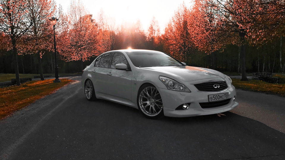 Infiniti G25 2.5 бензиновый 2011 | White Warrior на DRIVE2