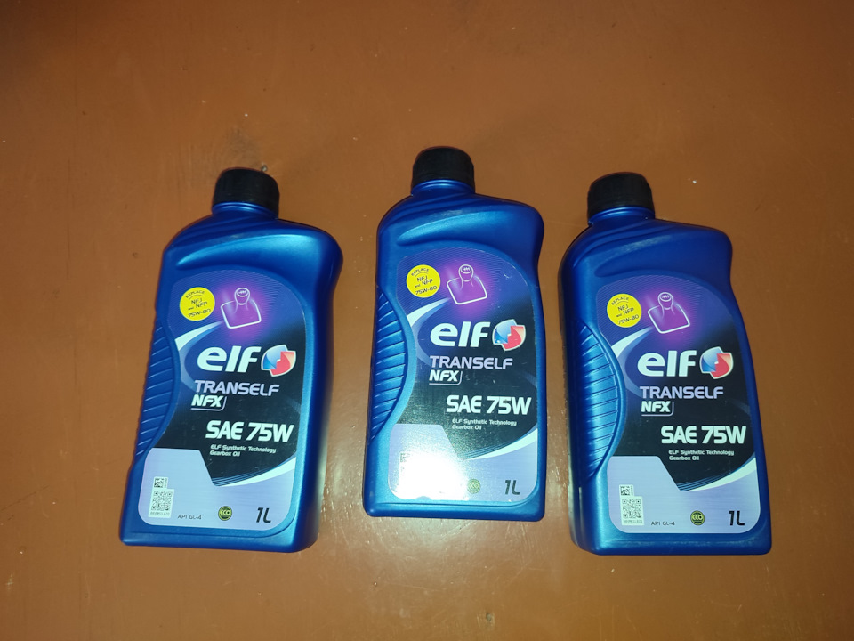 223519 Масло трансмиссионное SAE 75W, л. ELF | Запчасти на DRIVE2
