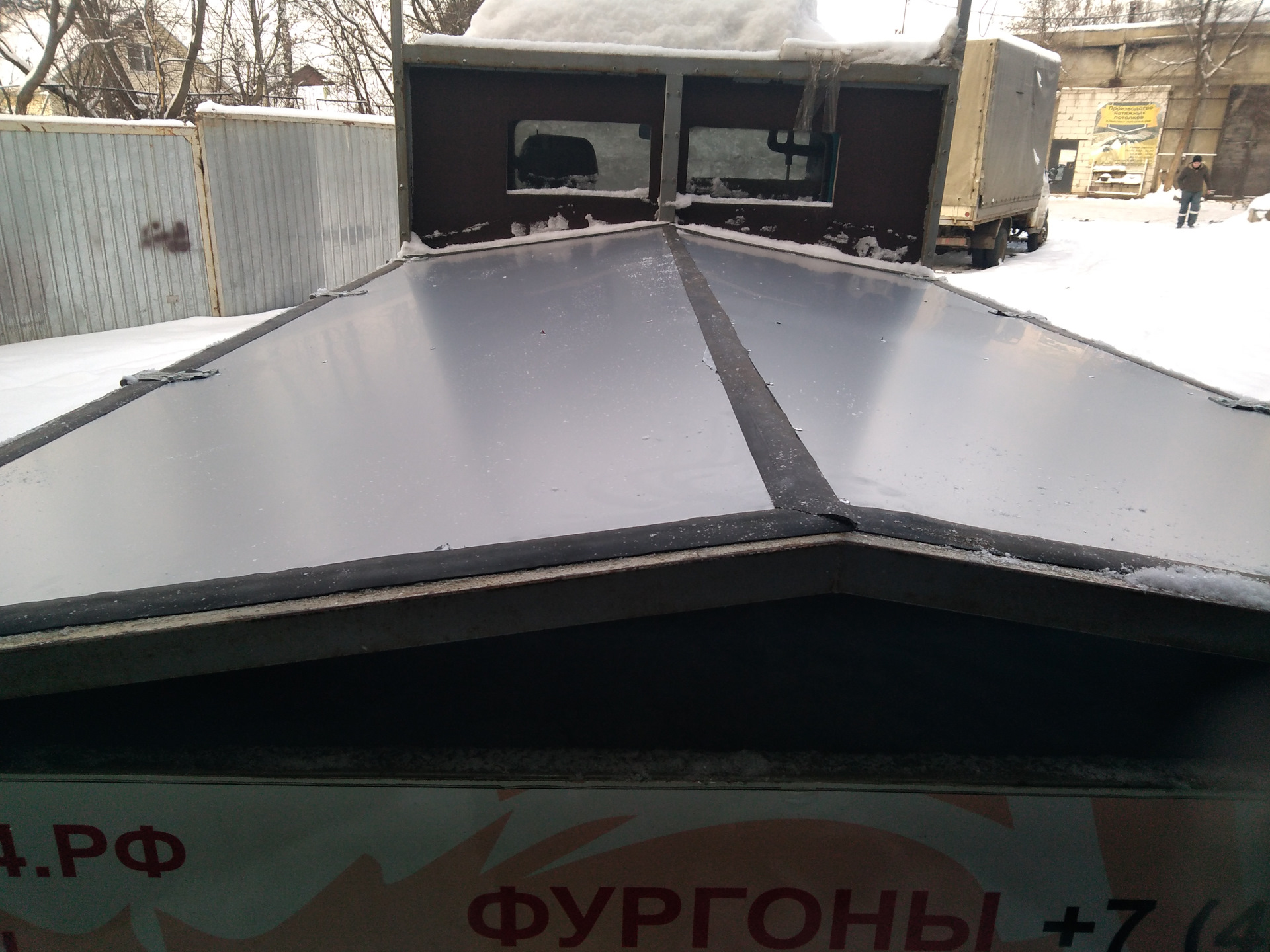 Верхняя загрузка. Установил функциональные противобуксовочные траки ...