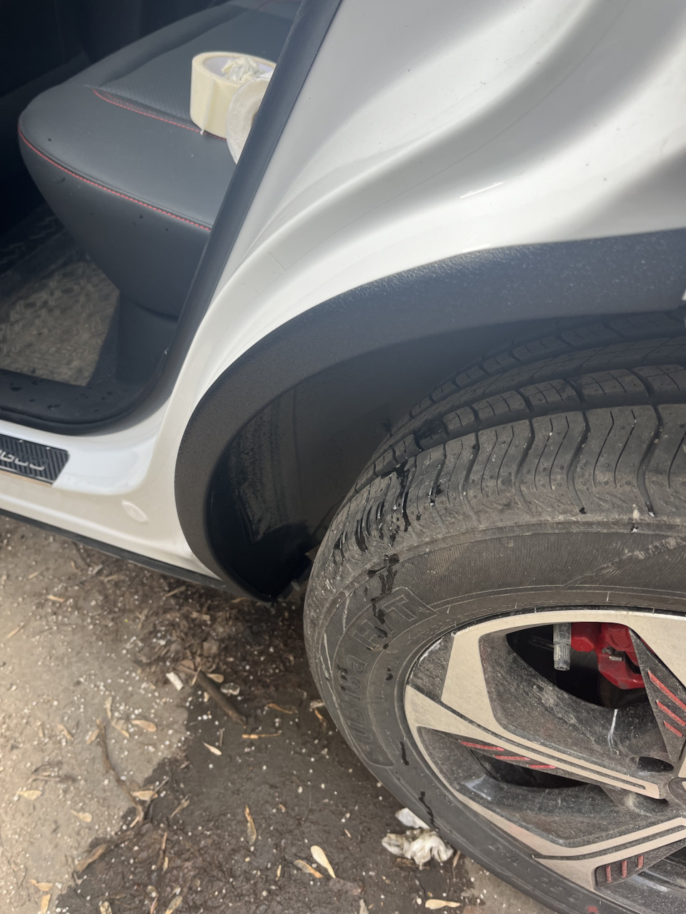 Защита задних арок от пескоструя и натирания — Chery Tiggo 4 Pro, 1,5 л ...