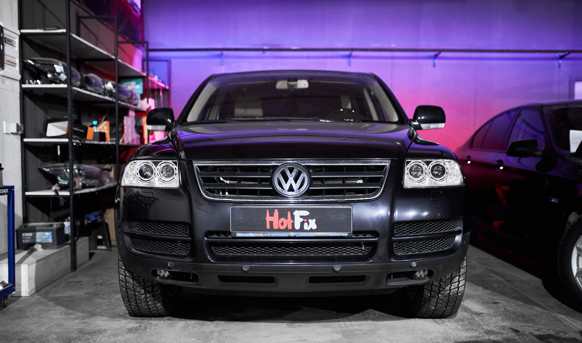 Volkswagen Touareg — Светодиодные би-модули — HotFix на DRIVE2