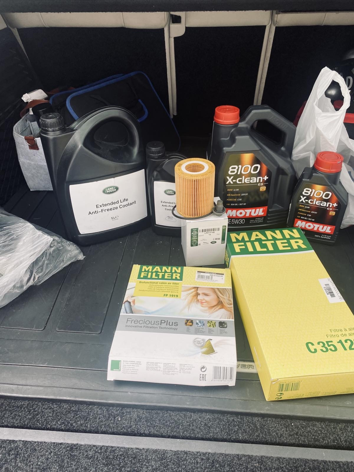 Очередное ТО Range Rover l405 3.0 tdv6 с заменой антифриза — Land Rover ...