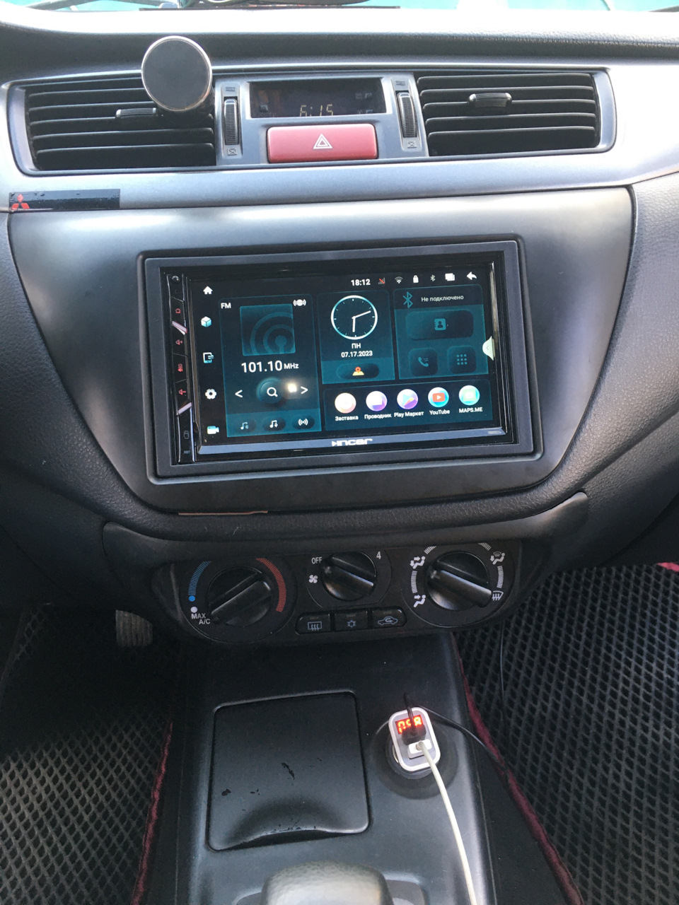 Магнитола 2-din — Mitsubishi Lancer IX, 1,6 л, 2007 года | автозвук ...