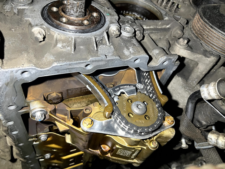 Замена цепей и вкладышей n52 — BMW X5 (E70), 3 л, 2009 года | своими ...