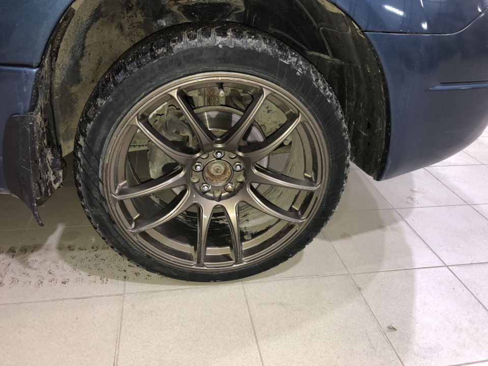 Новые колёса R18 + гайки — Subaru Forester (SG), 2 л, 2006 года ...