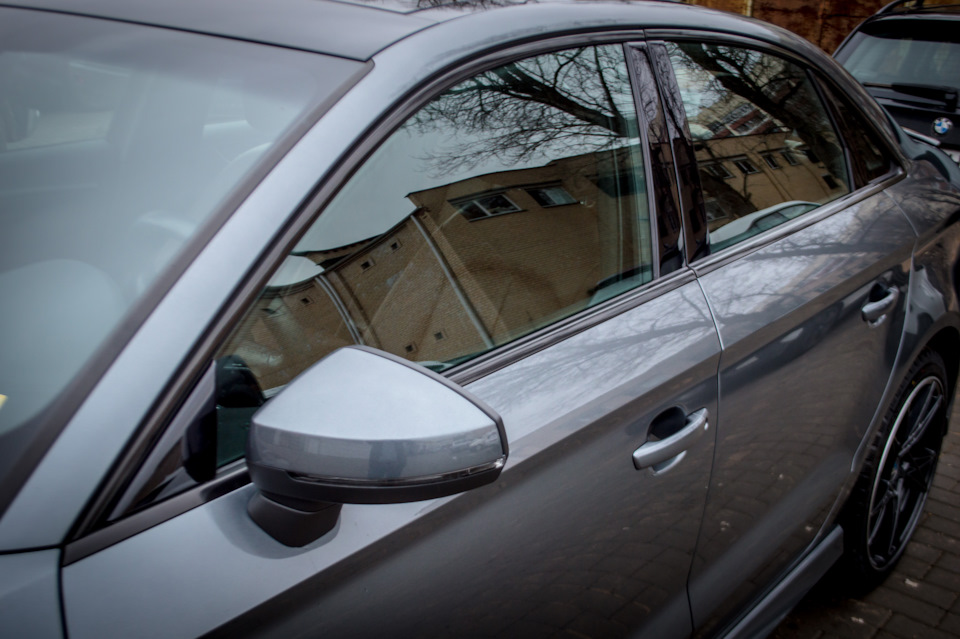 Антихром Оконных Рамок — Audi A3 Sedan (8V), 2 л, 2018 года | стайлинг | DRIVE2