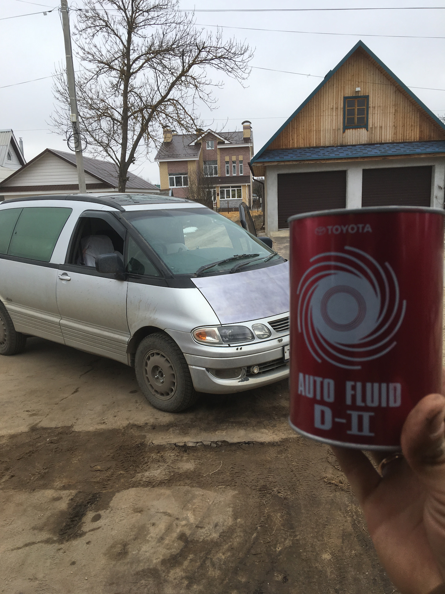 Частичная Замена масла в короБке — Toyota Estima (I), 2,4 л, 1998 года ...