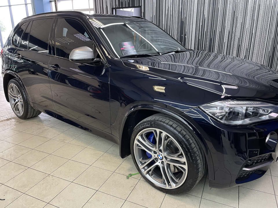 Полировка+керамика+пленка+антидожль+щетки NWB — BMW X5 (F15), 3 л, 2017 ...