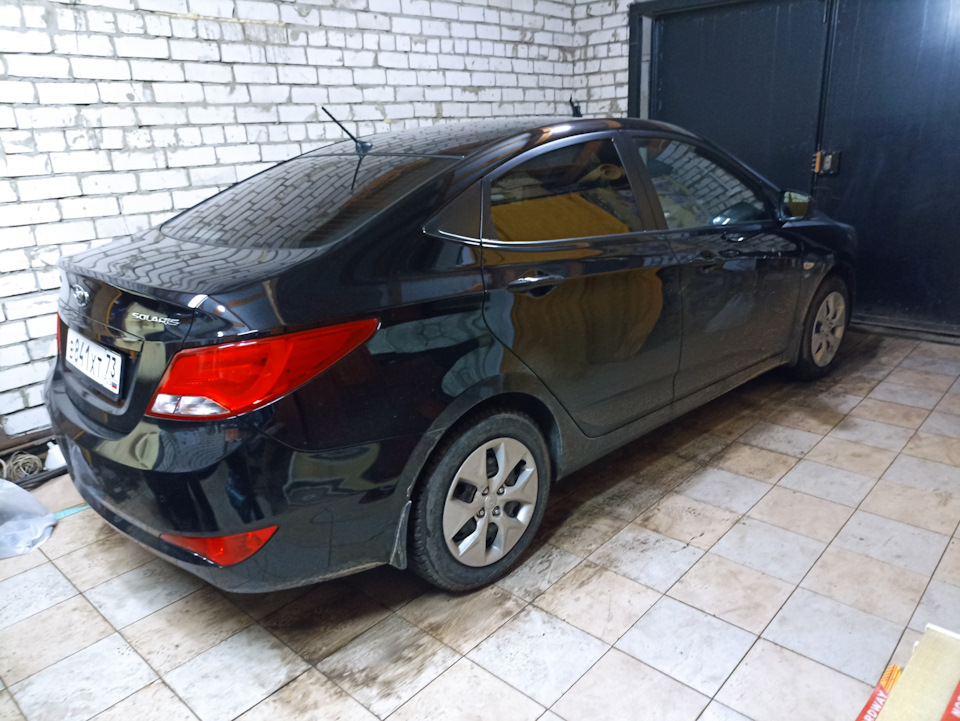 Резина 205 55 R16 на солярис — Hyundai Solaris (1G), 1,6 л, 2014 года | шины | DRIVE2