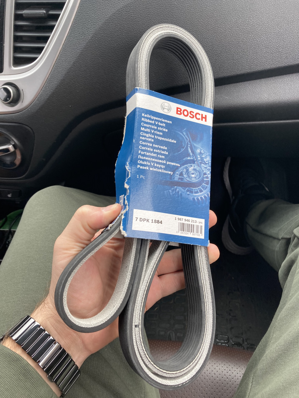 1987946213 ПОЛИКЛИНОВЫЙ РЕМЕНЬ BOSCH | Запчасти на DRIVE2