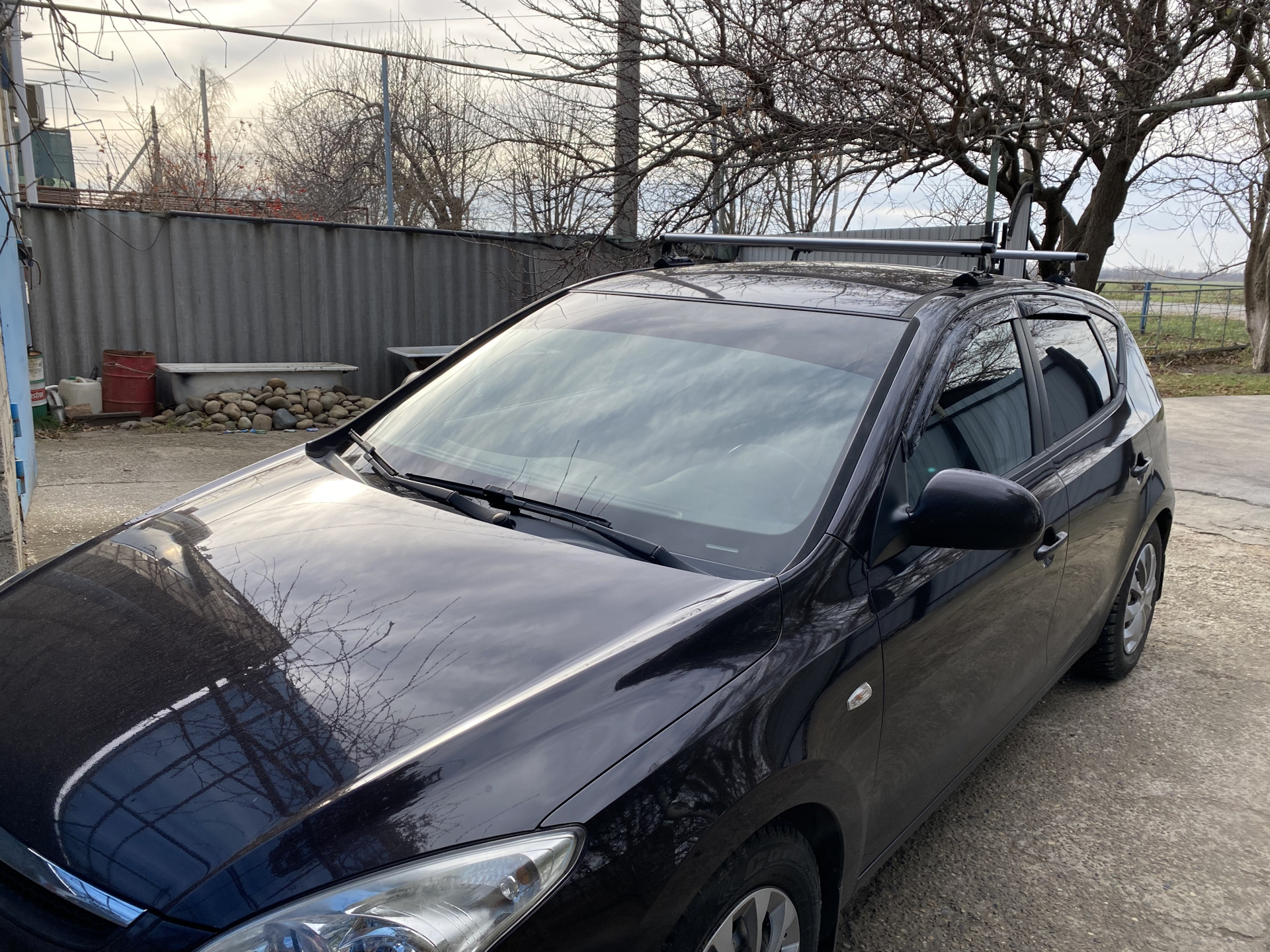 Багажник универсальный. — Hyundai i30 (1G), 1,6 л, 2008 года ...