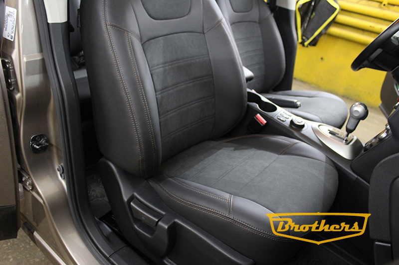 Чехлы на Nissan Qashqai J10, 2007 — 2013 серии "Alcantara" — Brothers ...
