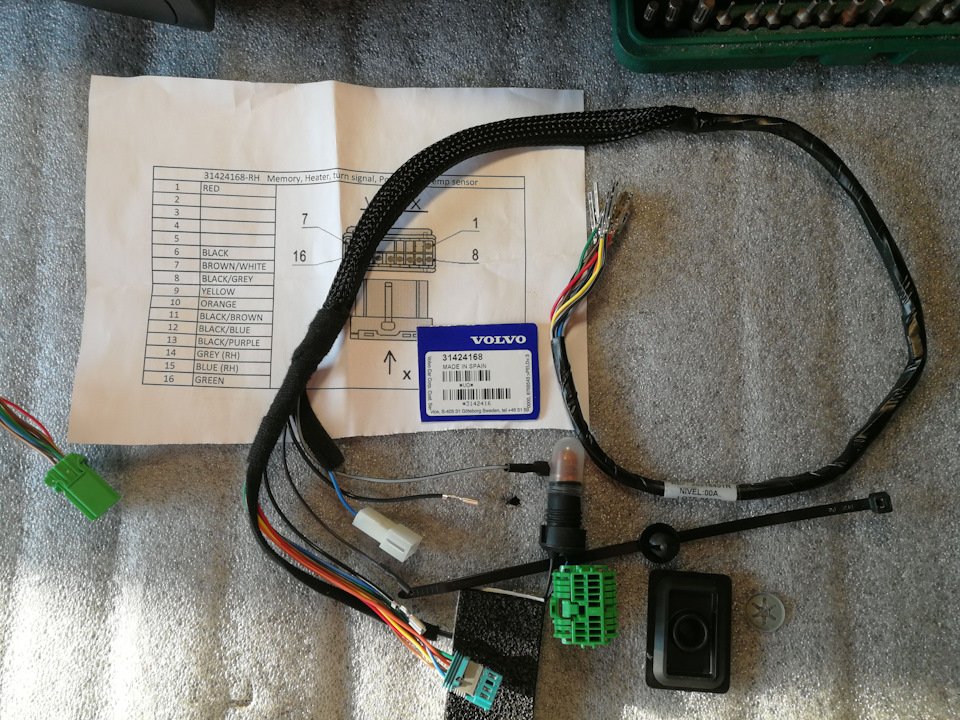 31424168 Кабельный жгут Volvo | Запчасти на DRIVE2