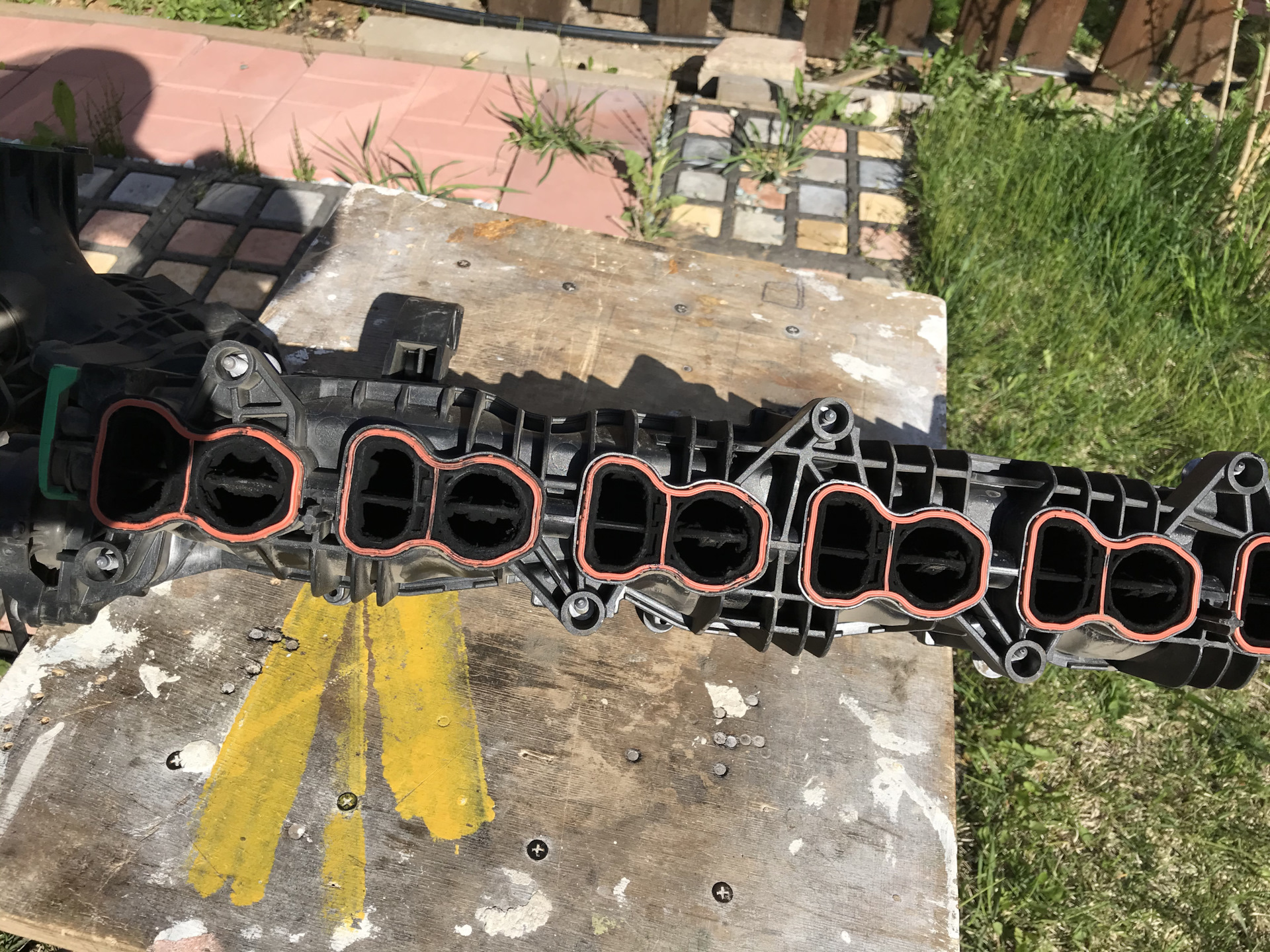 Самостоятельная чистка впускного коллектора N57D30 — BMW X5 (F15), 3 л ...