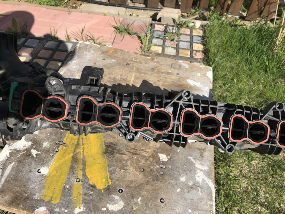 Самостоятельная чистка впускного коллектора N57D30 — BMW X5 (F15), 3 л ...