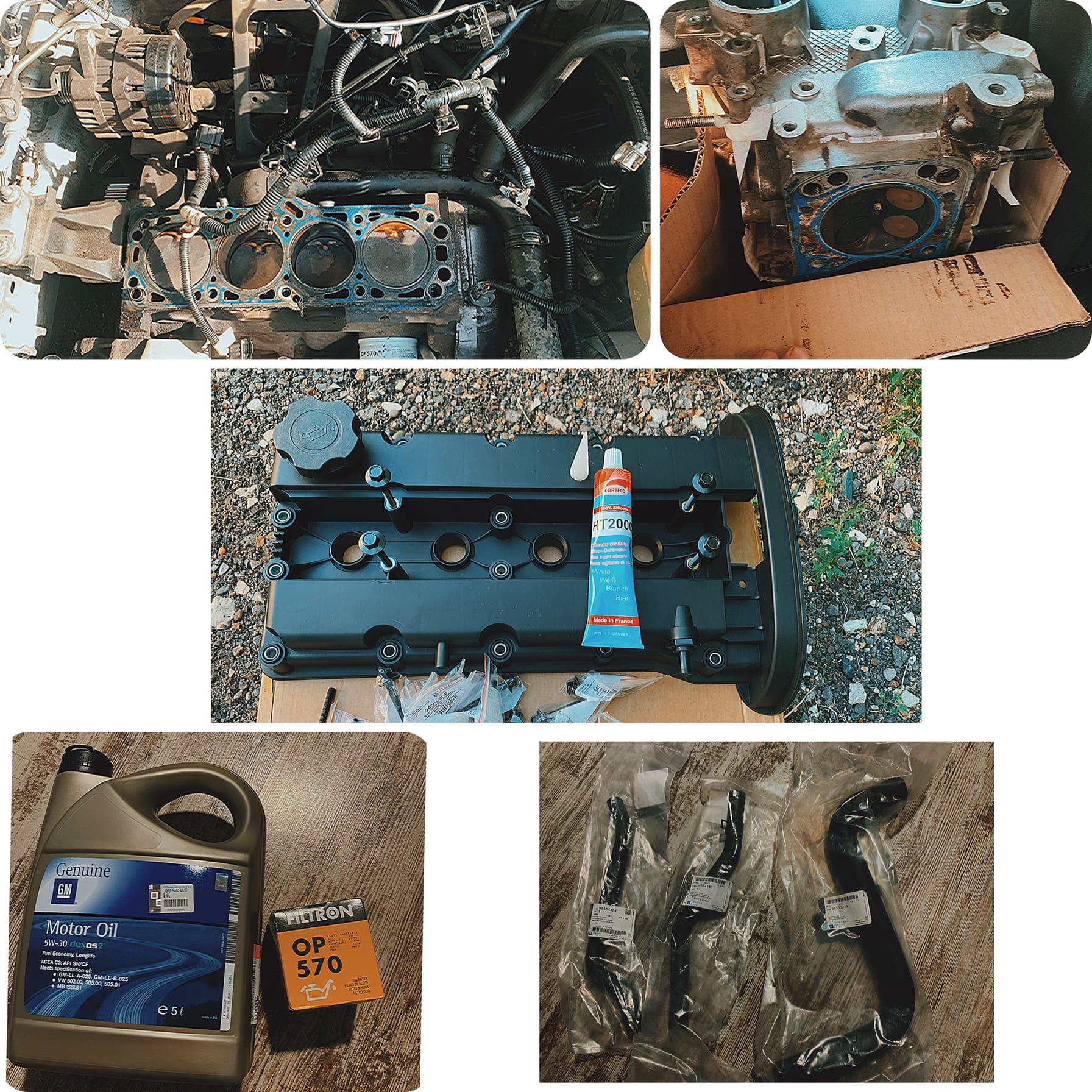 КК нового образца/ГБЦ — Chevrolet Lacetti 5D, 1,4 л, 2009 года | визит ...