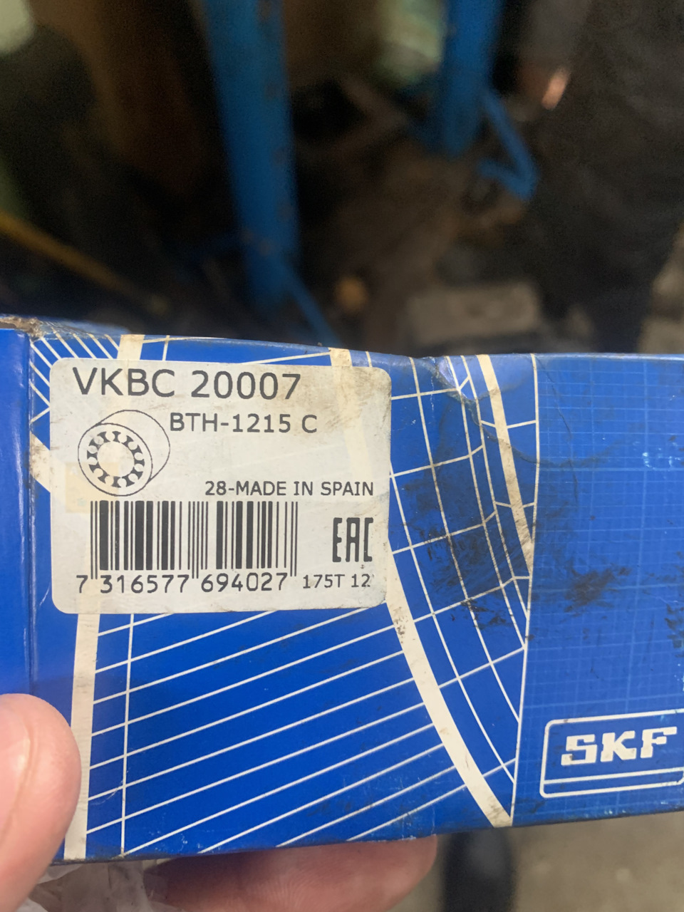 BTH1215C Подшипник ступицы передней PSA Ducato (250), Boxer 2006-> SKF | Запчасти на DRIVE2