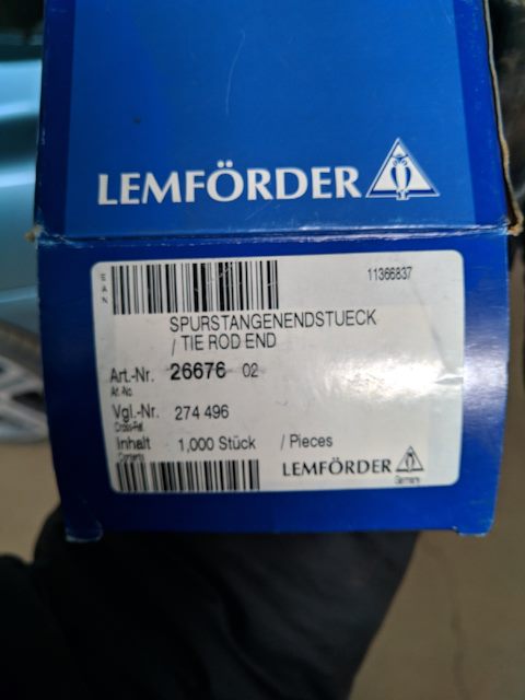 2667602 Рулевая тяга LEMFORDER | Запчасти на DRIVE2