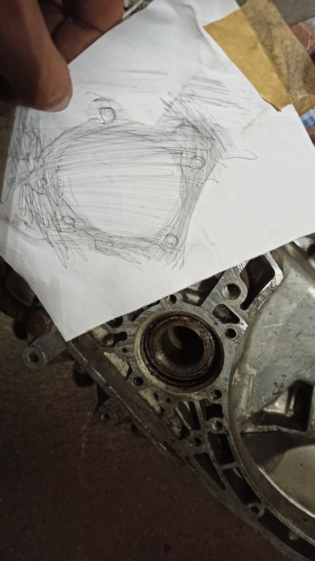 Крышка сальника МКПП на F20 4x4 — Opel Calibra, 2 л, 1995 года | своими ...