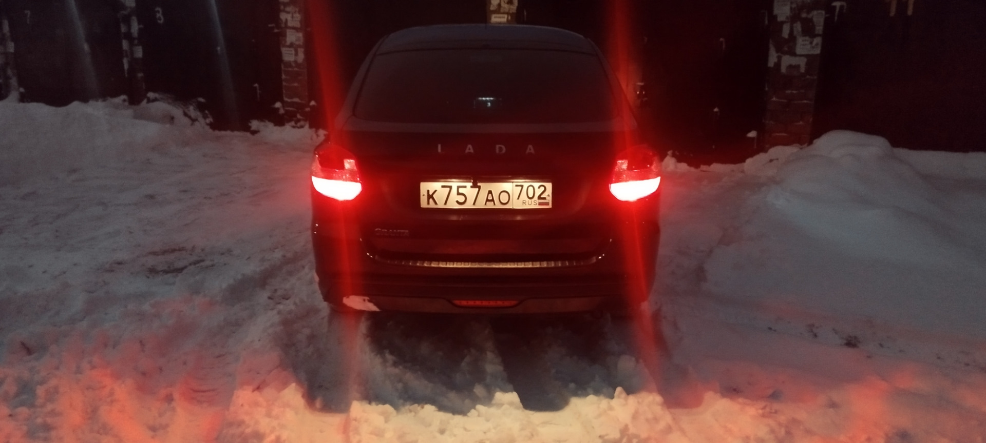 Подсветка номерного знака — Lada Гранта Лифтбек (2G), 1,6 л, 2023 года ...