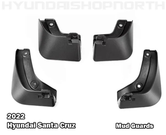 #4. Брызговики — Hyundai Santa Cruz, 2,5 л, 2022 года | стайлинг | DRIVE2