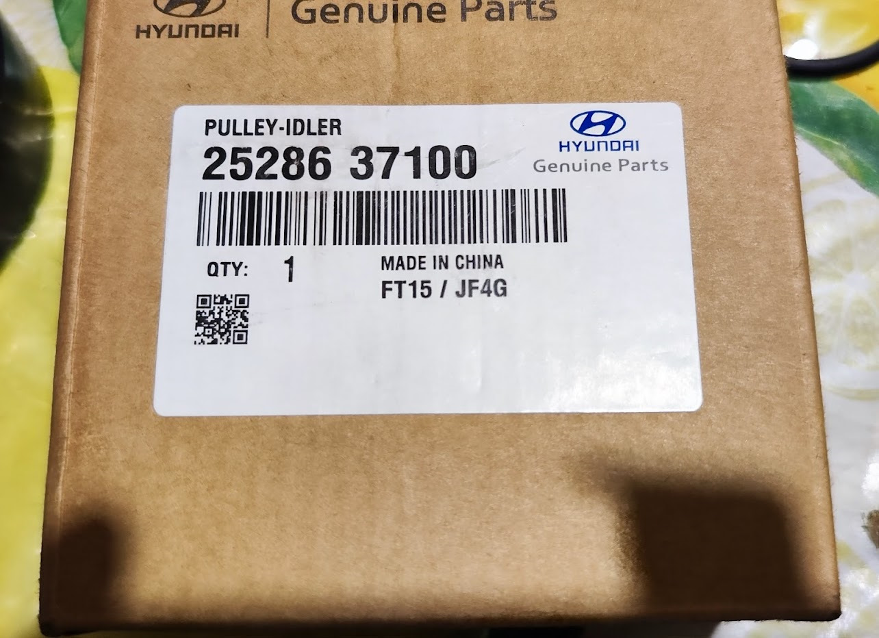 Ролик натяжителя ремня агрегатов — KIA Sportage (2G), 2,7 л, 2005 года ...