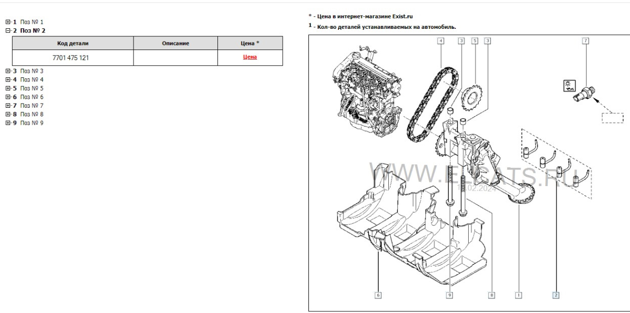 Распылитель охлаждения поршня, масляные форсунки — Renault Fluence, 1,6 ...