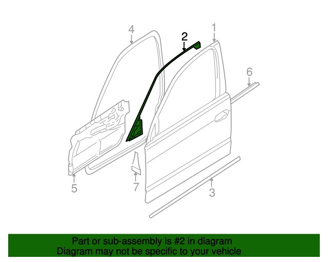 51210402745 Уплотн.стыка двери и каркаса крыши Л Пд BMW | Запчасти на ...