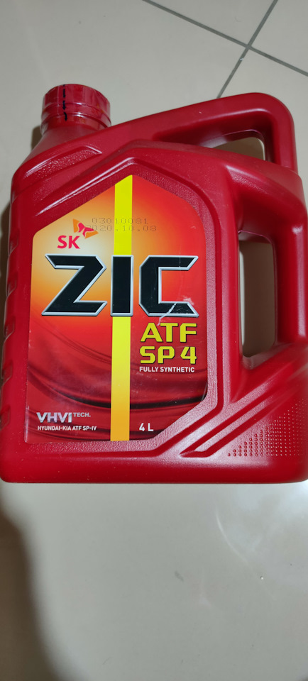 162646 Масло ATF SP-4 транс (4л) NEW ZIC | Запчасти на DRIVE2