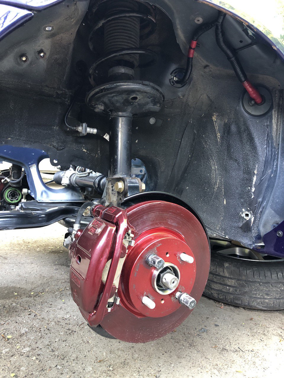 Установка передних подкрылков в Toyota Corolla AE101 GT — Toyota ...