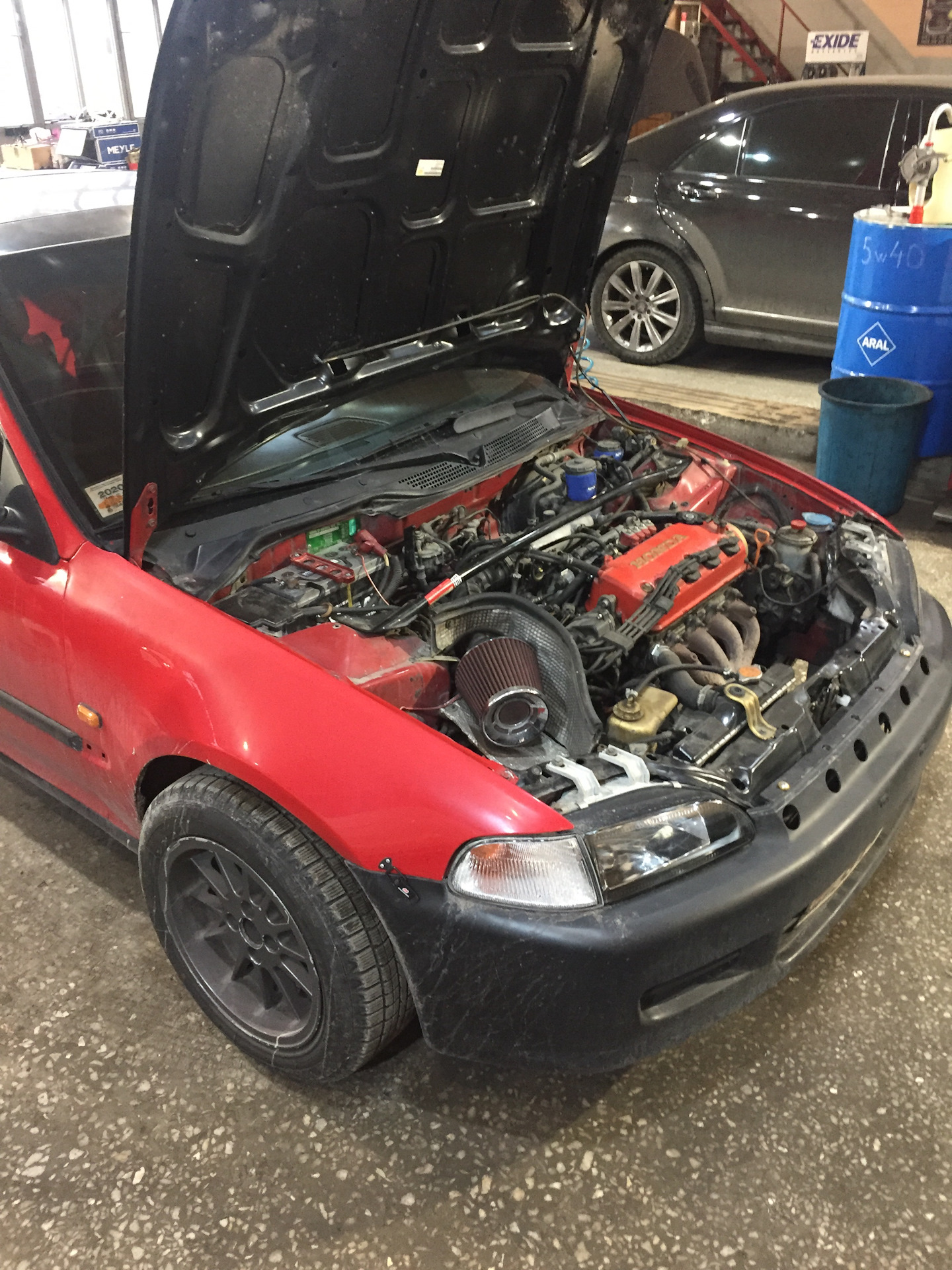 Свап на B18c4 часть 2 — Honda Civic Coupe (5G), 1,8 л, 1994 года | своими руками | DRIVE2