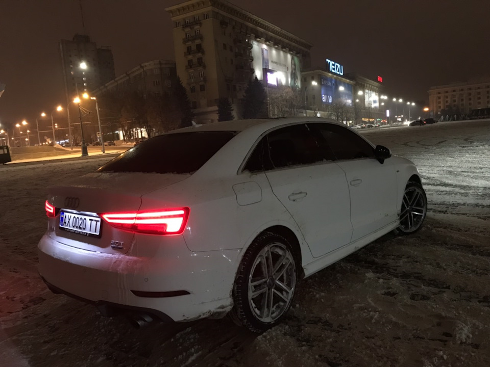 Первый выезд Зимой Audi A3 2.0 Quattro — Audi A3 Sedan (8V), 2 л, 2017 года | наблюдение | DRIVE2