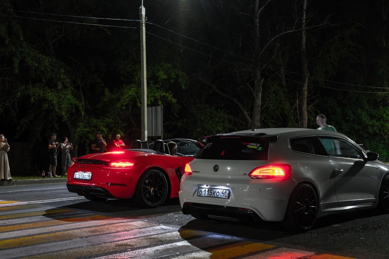 Ночные Покатушки Vw Scirocco . BMW X3M . Porsche Boxster S — Volkswagen Scirocco (3G), 2 л, 2009 ...