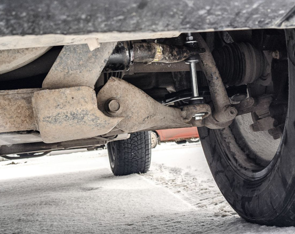 Большое ТО тормозов + стабилизатор — Chevrolet TrailBlazer (1G), 4,2 л ...