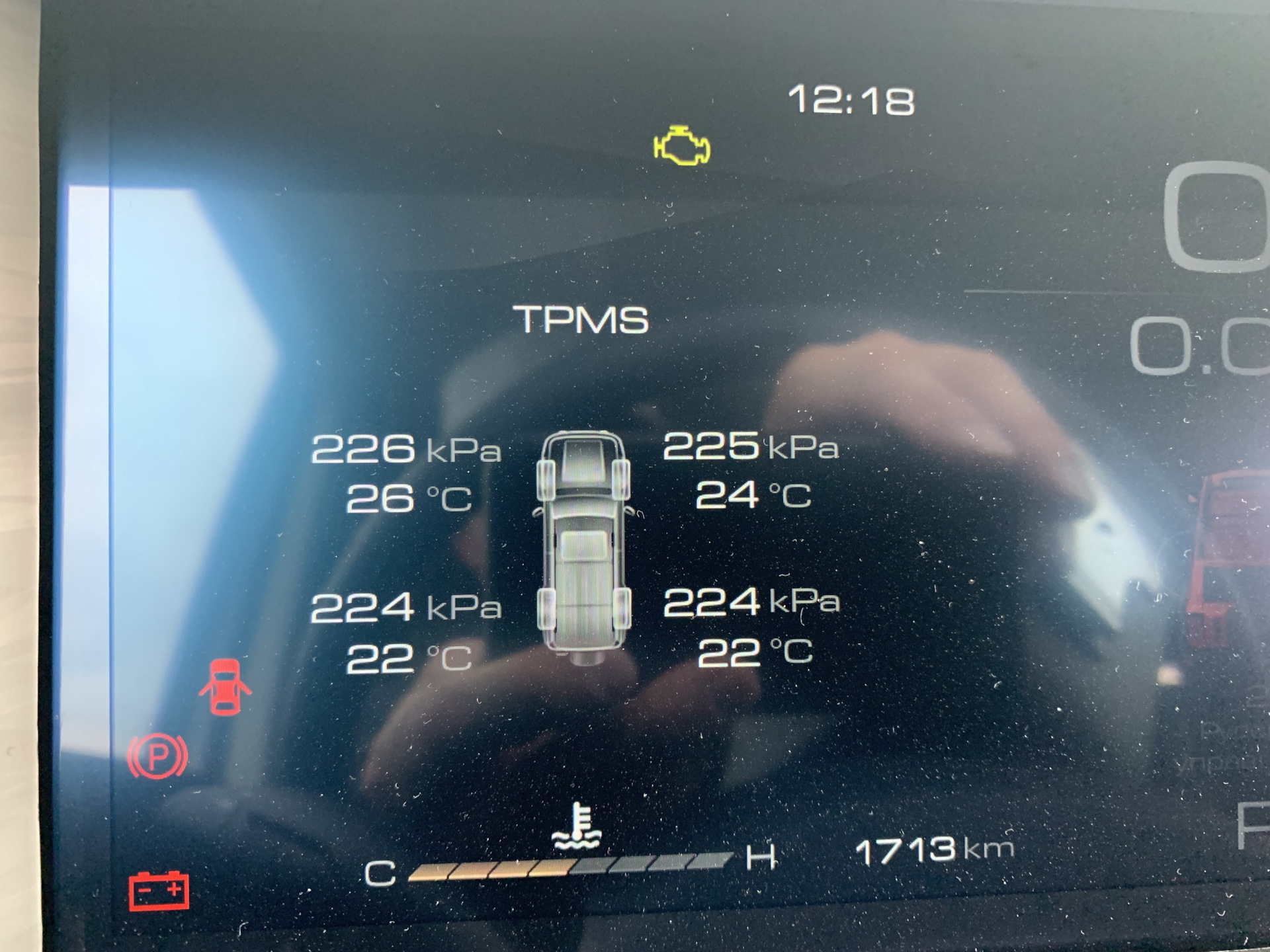 Эксплуатация системы TPMS (контроль давления в шинах) — Tank 300, 2 л ...