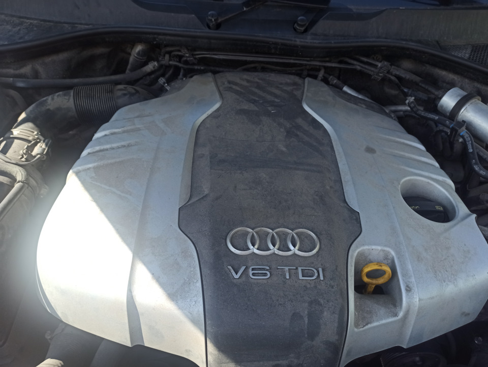 Коса под капотом — Audi Q7 (1G), 3 л, 2015 года | своими руками | DRIVE2