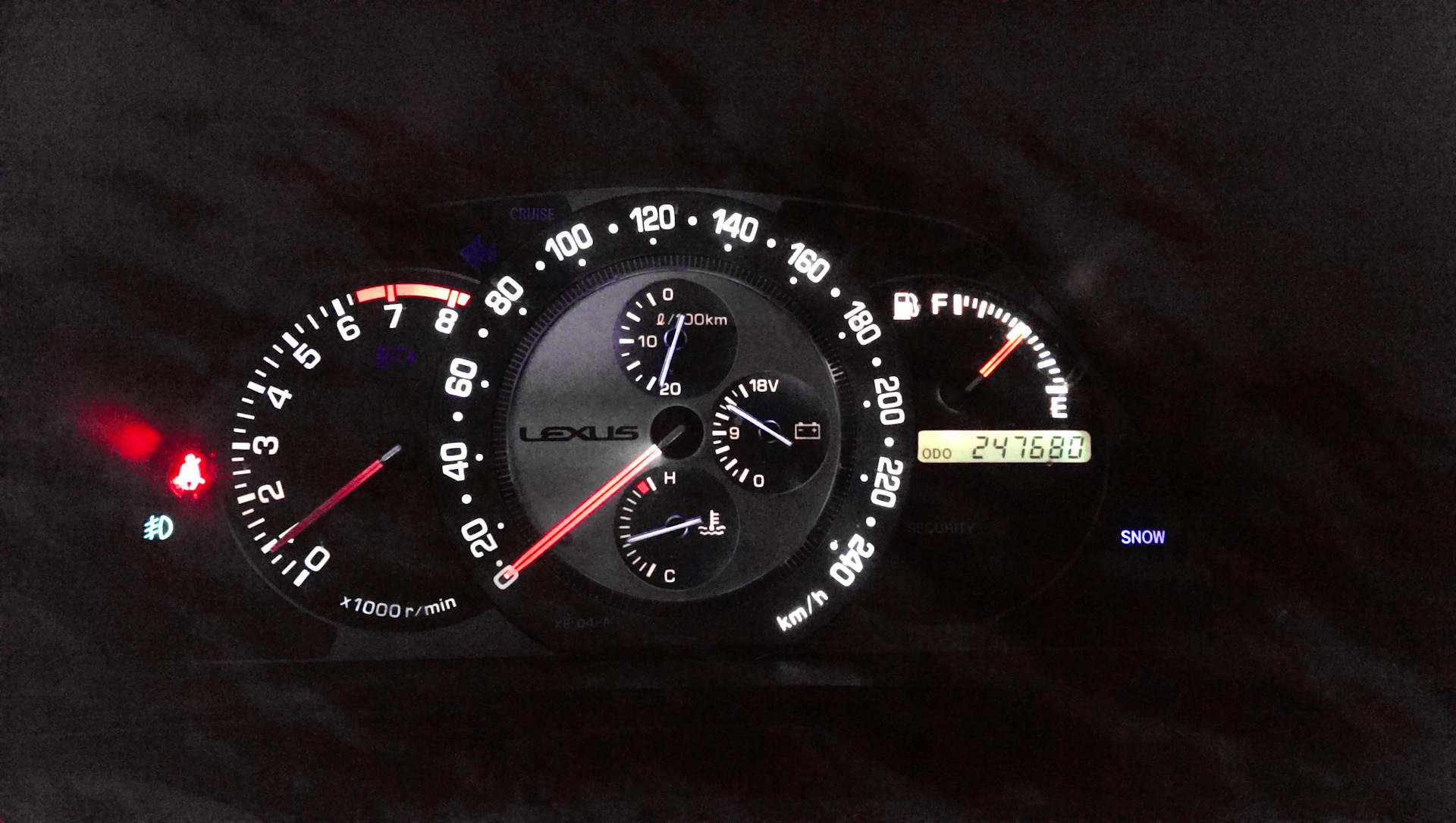 Подсветка приборки💡💡💡 — Lexus IS, 2 л, 2004 года | своими руками | DRIVE2