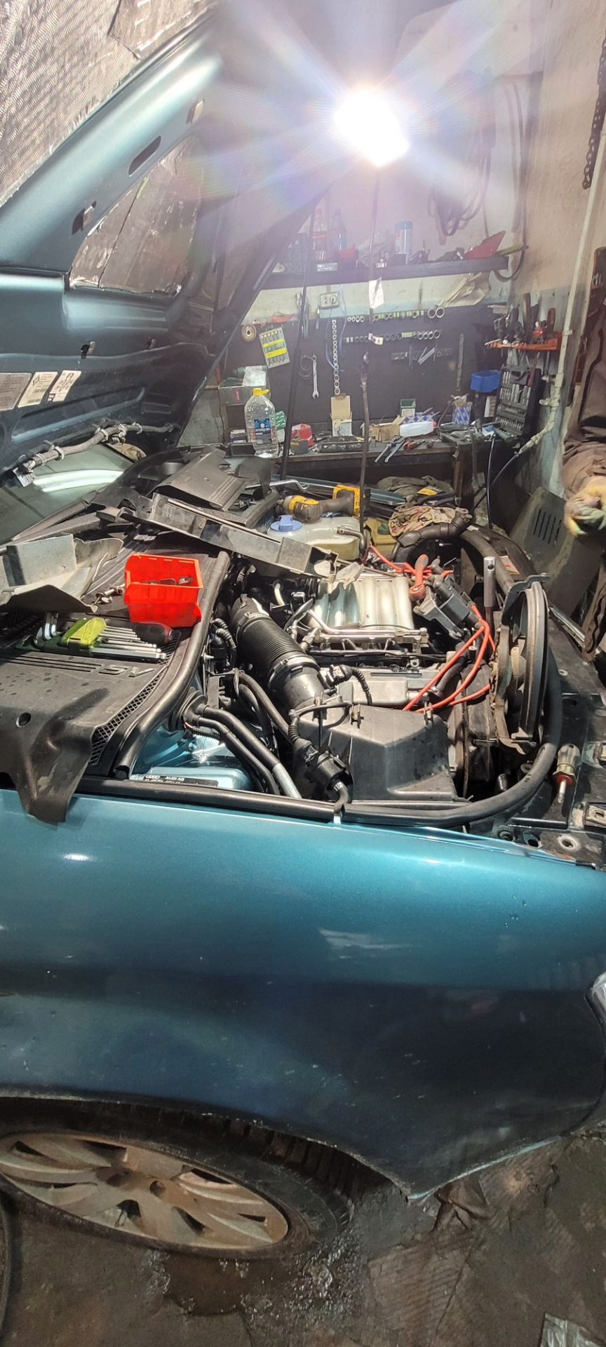 Замена насоса гура, натяжника ремня и воющего подшипника кондиционера ...