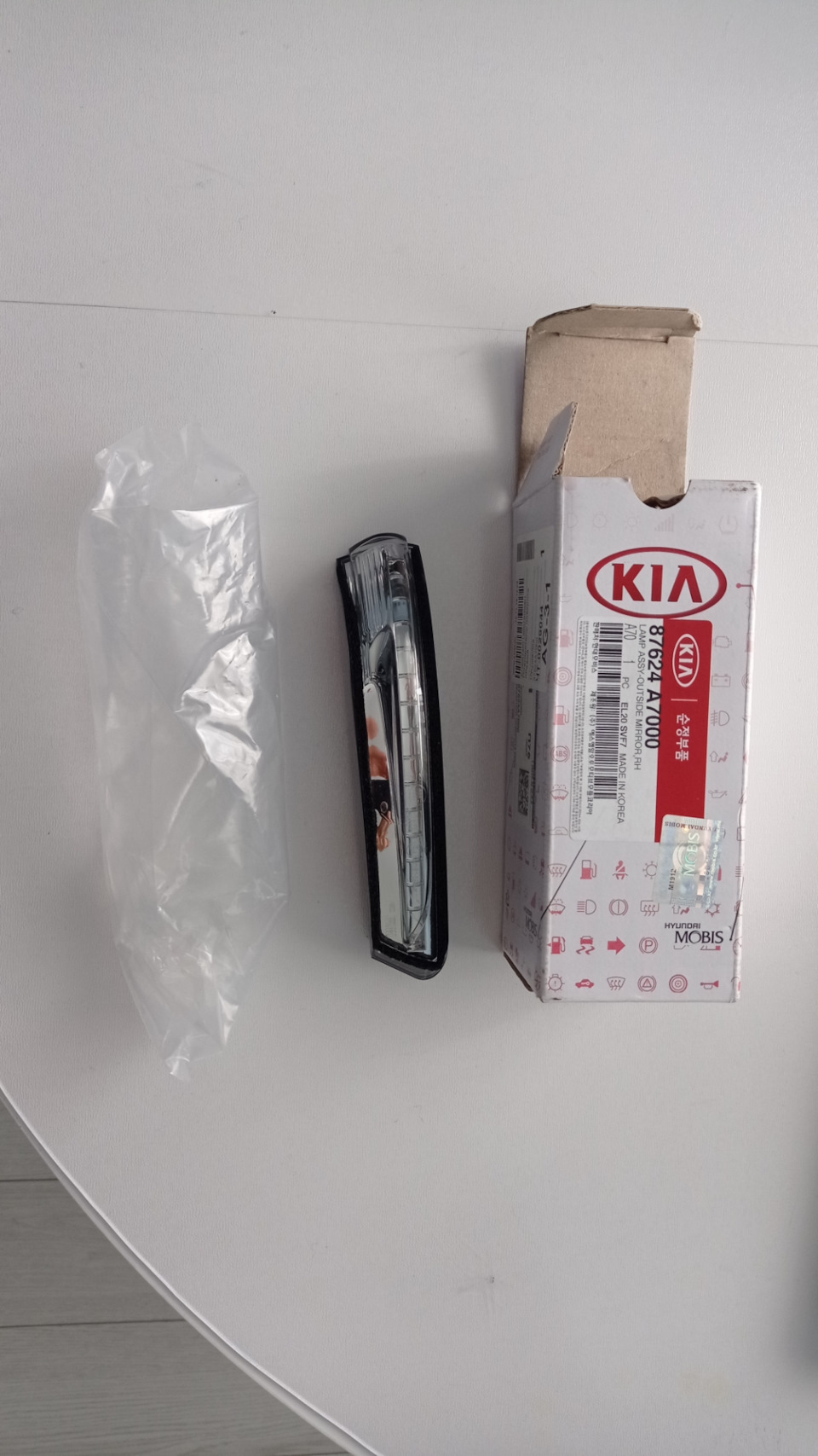 87624A7000 ФАРА УКАЗАТЕЛЯ ПОВОРОТА KIA HYUNDAI | Запчасти на DRIVE2