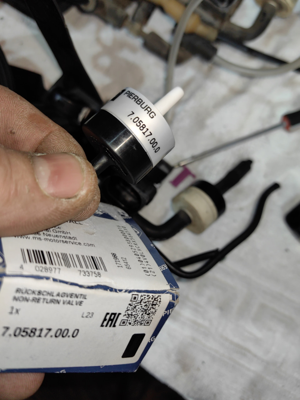 705817000 Клапан регулирования давления нагнетателя PIERBURG | Запчасти ...