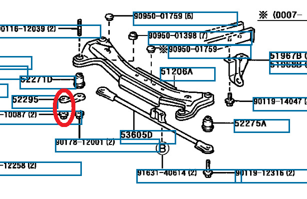 9095001759 Крепеж TOYOTA LEXUS | Запчасти на DRIVE2