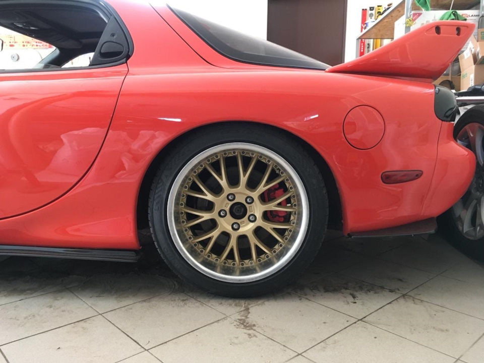 Новые колеса — Mazda RX-7 (FD), 1,3 л, 1993 года | колёсные диски | DRIVE2