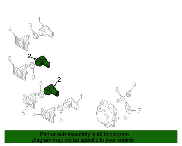 1S0919275D Датчик ультразвуковой VAG | Запчасти на DRIVE2