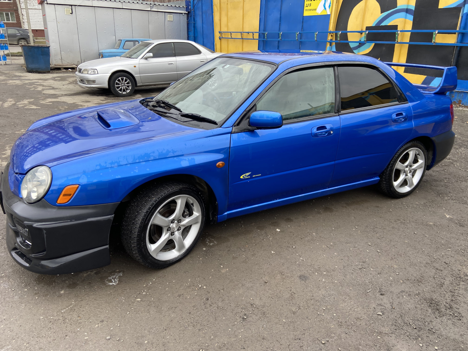 Комплект зимних колес R17 — Subaru Impreza WRX (GD/GG), 2 л, 2000 года ...