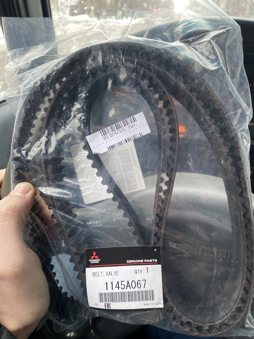1145A067 Ремень привода грм Mitsubishi | Запчасти на DRIVE2