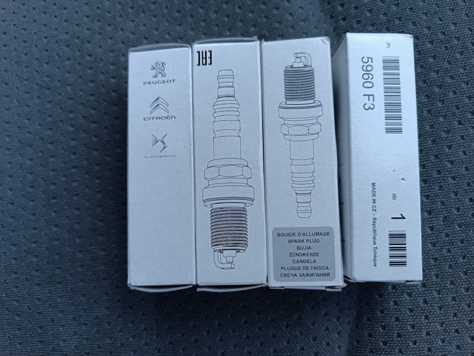 5960F3 Свеча зажигания Peugeot Citroen | Запчасти на DRIVE2