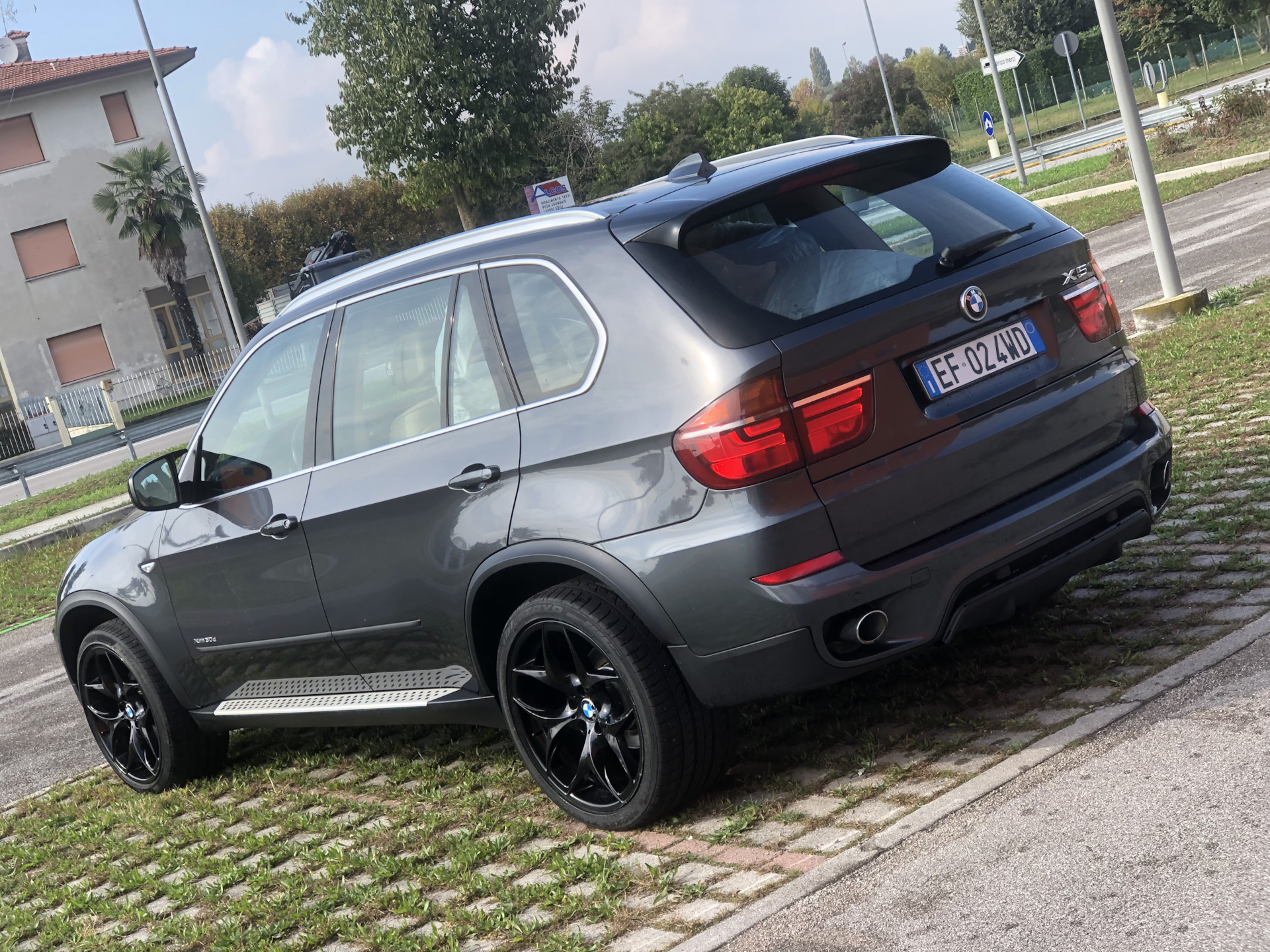 Тапки R21 расточил с 72.6 на 74.1 и поставил — BMW X5 (E70), 3 л, 2011 года | колёсные диски ...