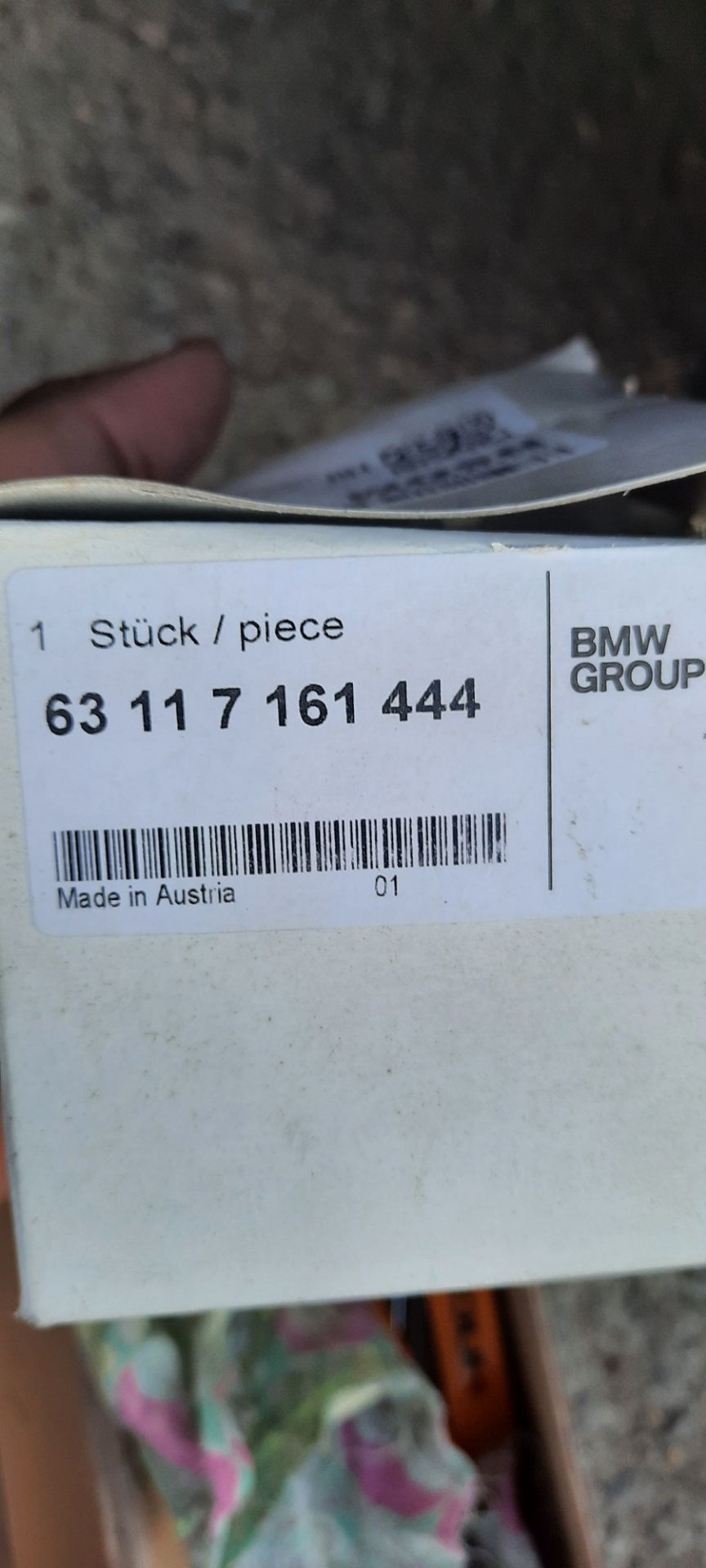 63117161444 Узел кольцевого светового элемента BMW | Запчасти на DRIVE2